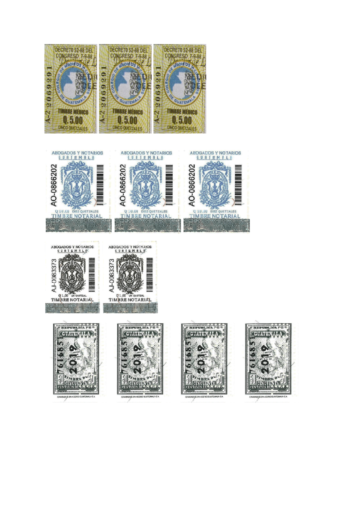 Timbres - Derecho Notarial - Studocu