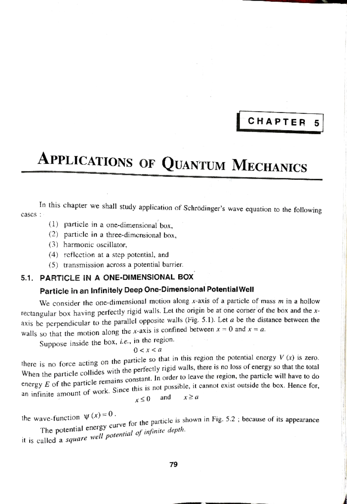 Infinite Square Well Potential Chapter 5 Applications Of Quantum