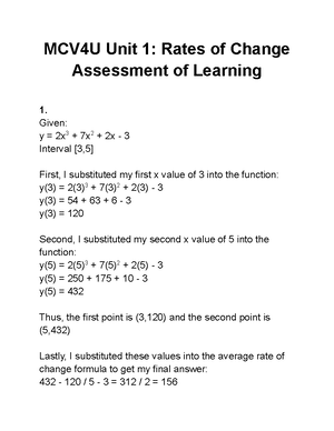 Mcv4u ch 1 nelson solutions - Review of Prerequisite Skills, pp. 2– a ...