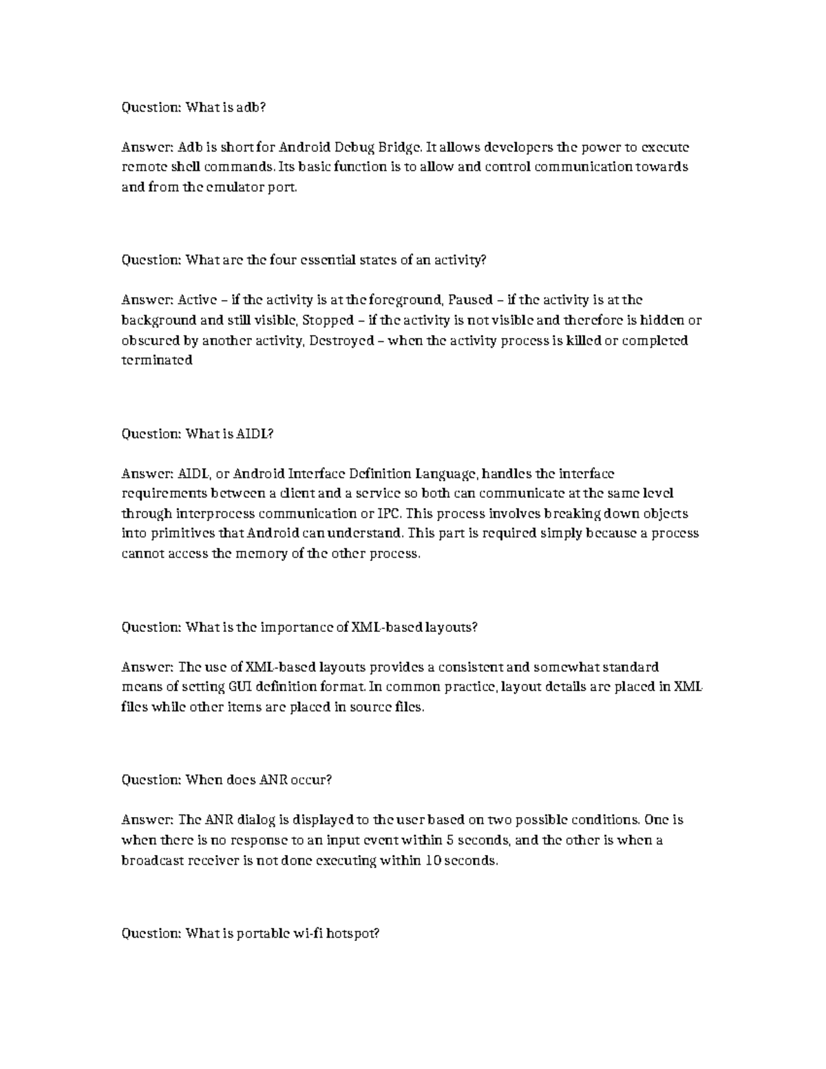 Delsarte apiin free-bored - Question: What is adb? Answer: Adb is short ...