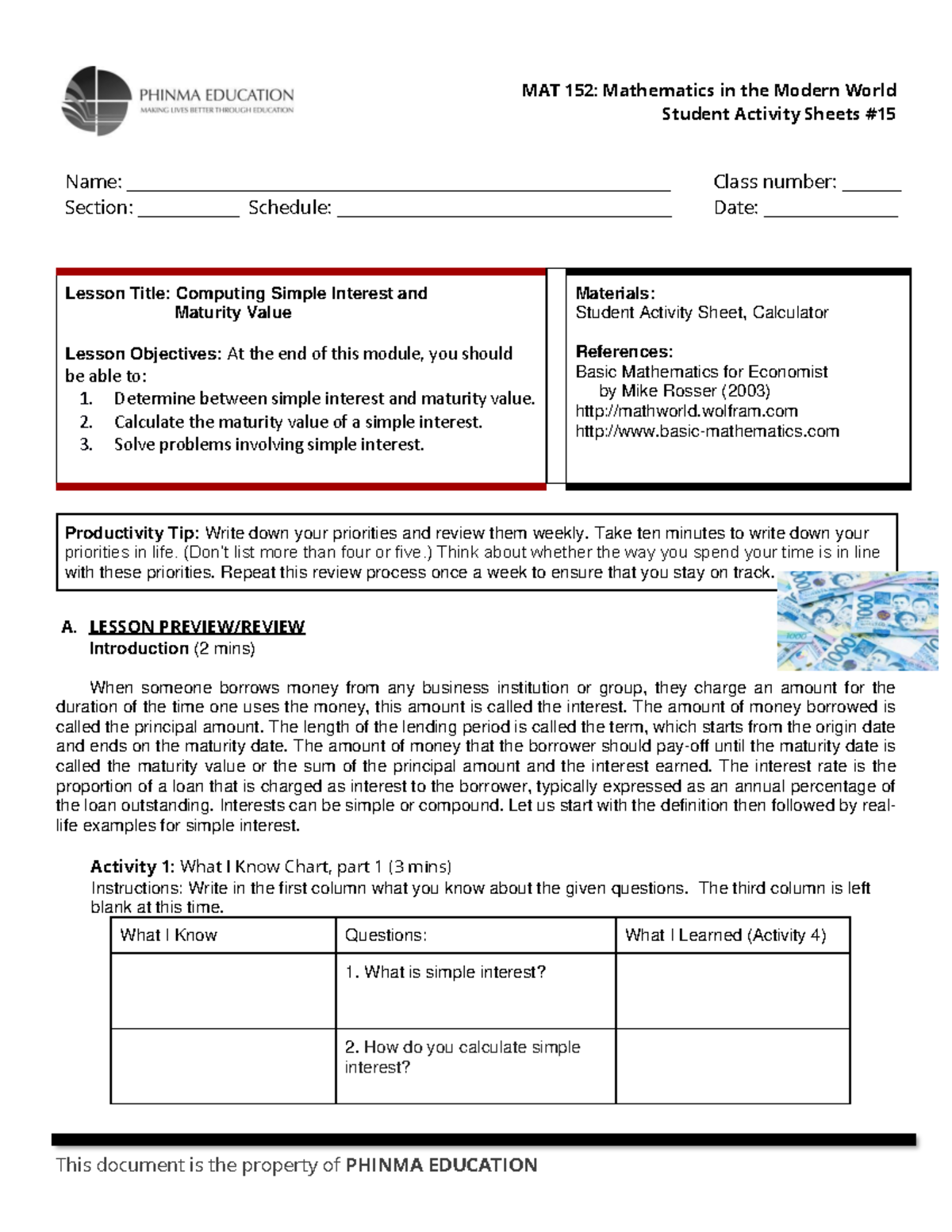 MAT 152 SAS#15 2324 - This file contains questions about the following SAS modules: I hope you ...