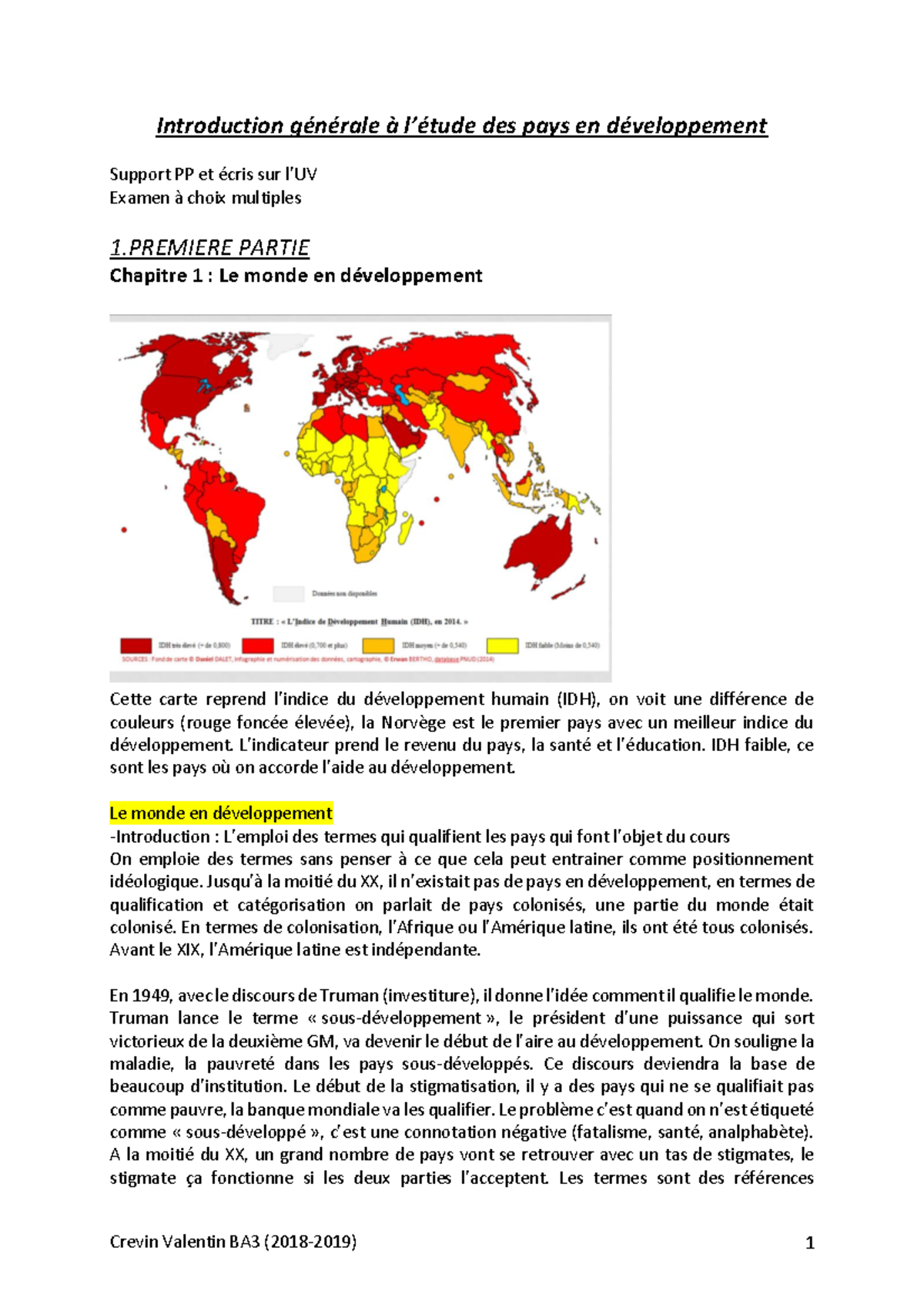1 Cours Introduction Générale à L Warning Tt Undefined Function 32 Warning Tt Undefined