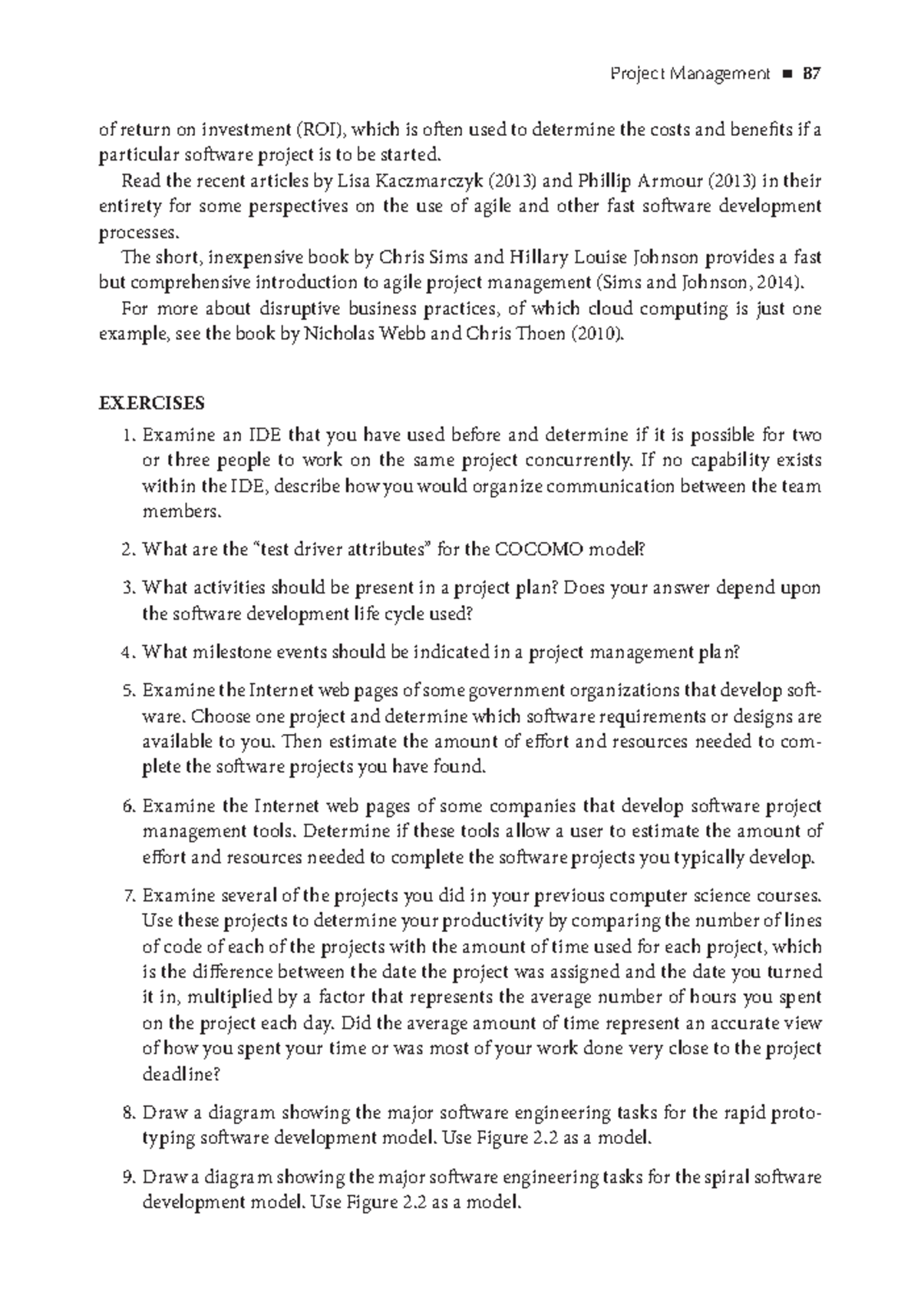 Introduction to software engineering - Project Management 87 of return ...