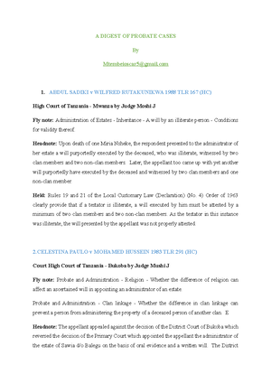 Chamber summons supported by affidavit - Chamber summons supported by ...