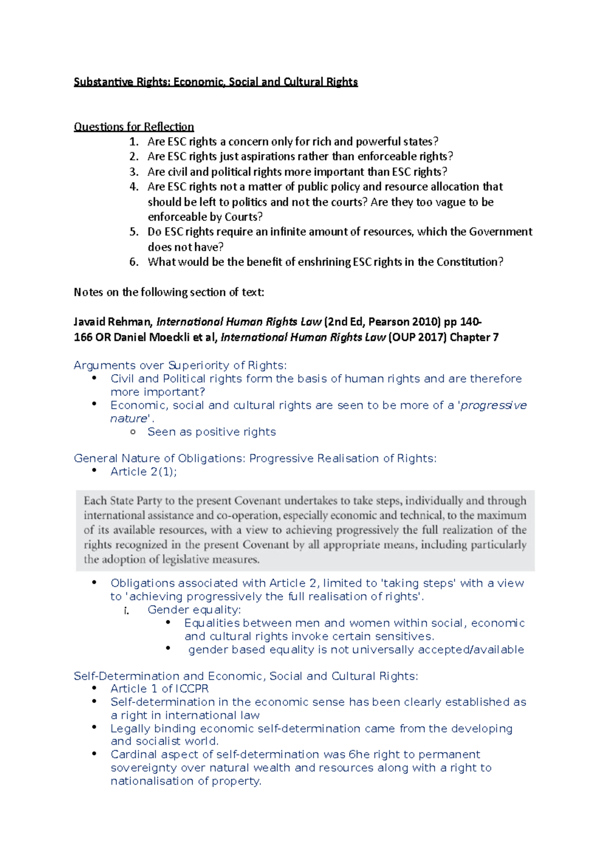 Substantive Rights - Are ESC rights a concern only for rich and ...