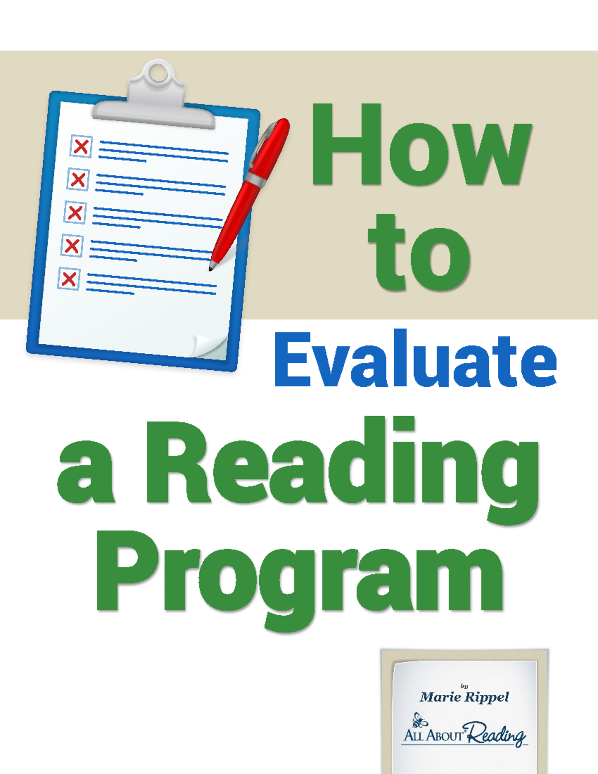 Evaluate-a-Reading-Program checklist - a Reading Program How to ...