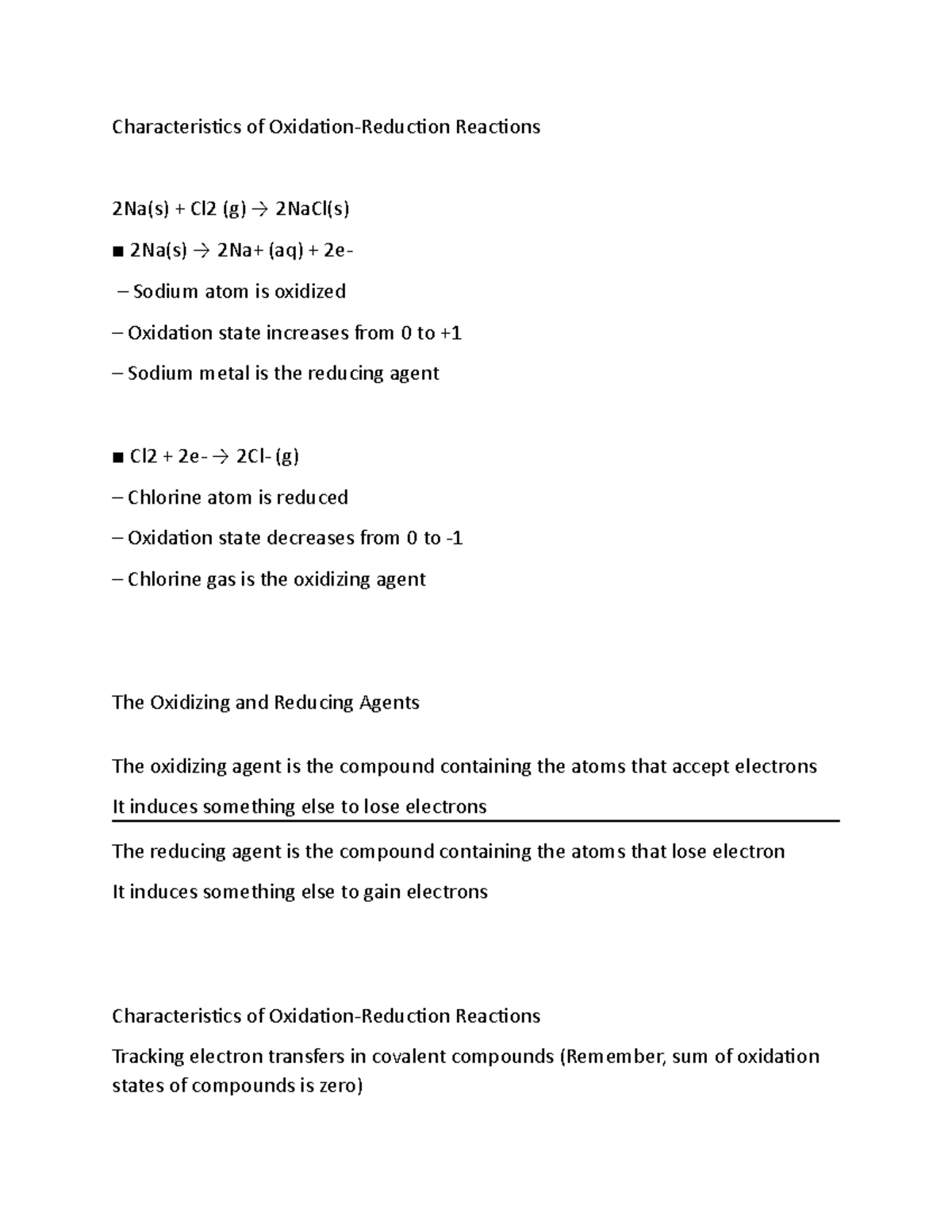 187 - Characteristics of Oxidation - Characteristics of Oxidation ...