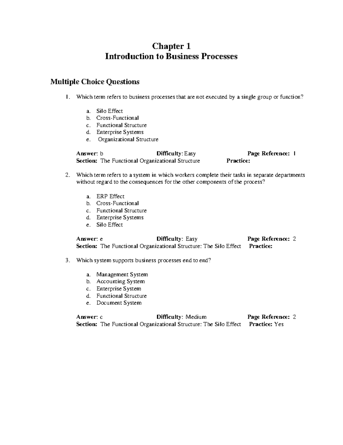 Ch01 - Material master data relevant to the fulfillment processes are defined for which ...