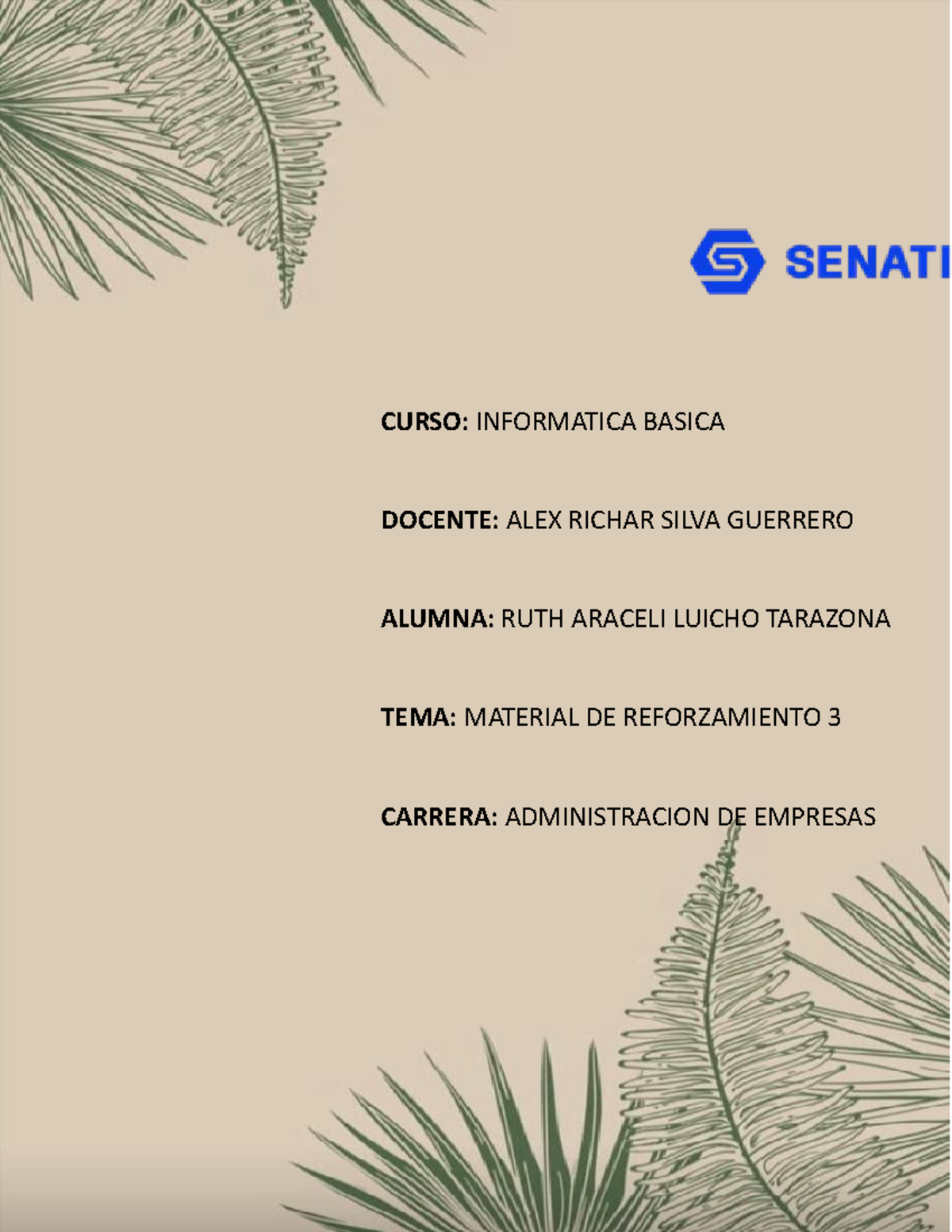 Informatica Basica , Material DE Reforzamiento 3 - Informática básica ...