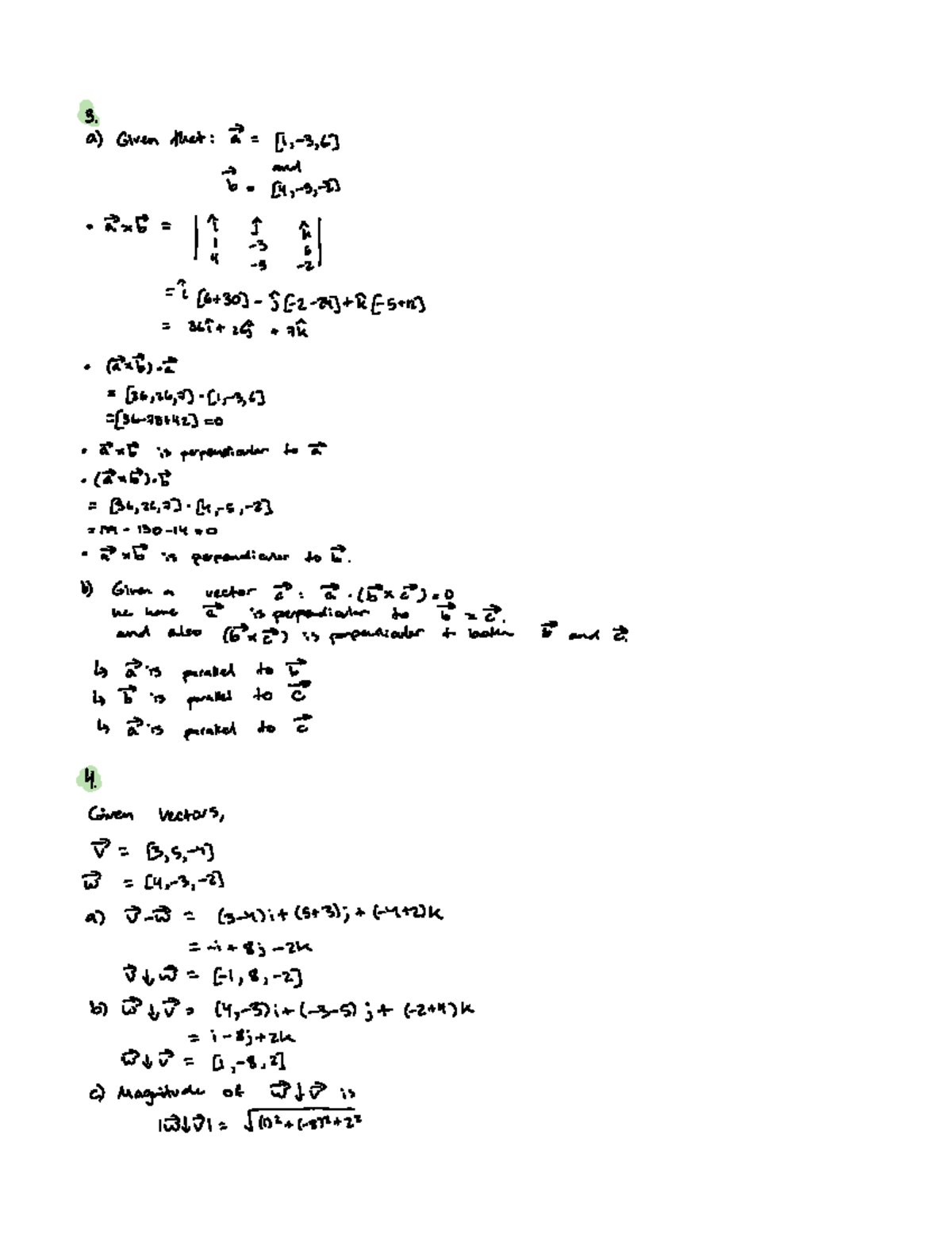 Unit 3 Assignment - 6 Given that É 1 3, and I 4 5 e II É El II 6 562 4 ...