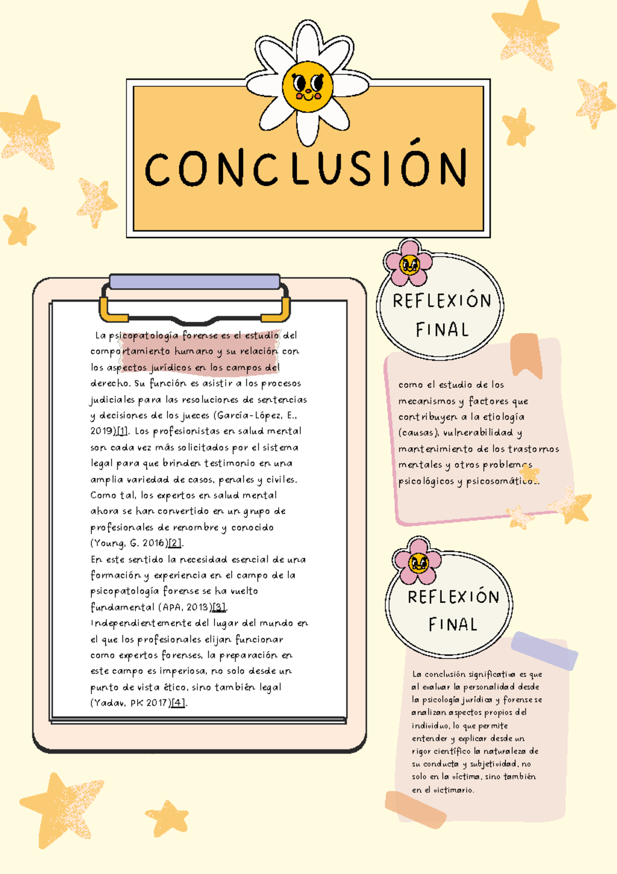 Conclusión Y Reflexión Final - CONCLUSIÓN como el estudio de los ...