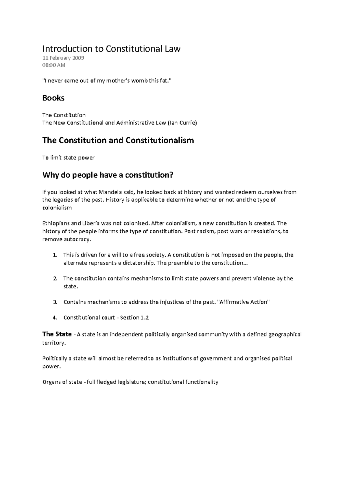 Constitutional Law Complete Course - Warning: TT: undefined function: 32 Warning: TT: undefined ...