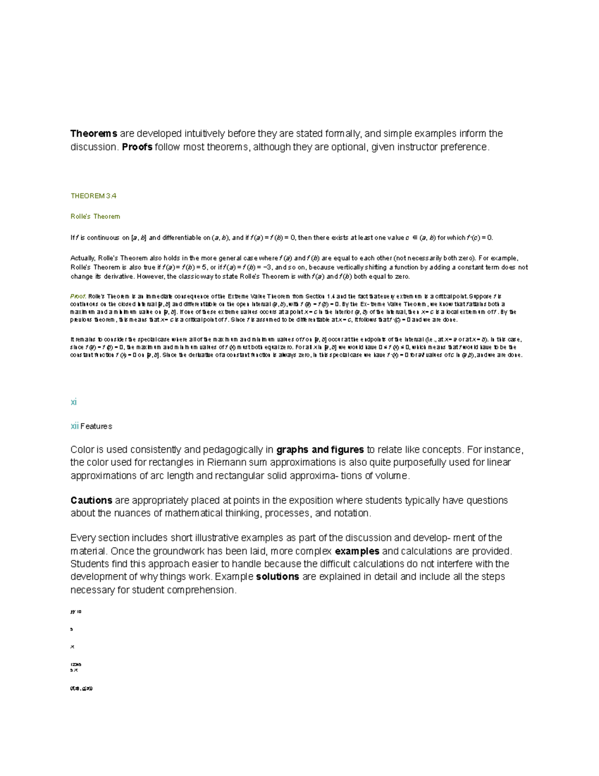 Theorems are developed intuitively before they are stated formally, and ...