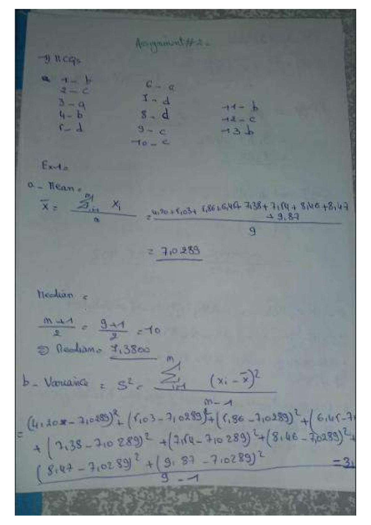 Tuto 2 stat - ... - Probabillity and statistics - Studocu