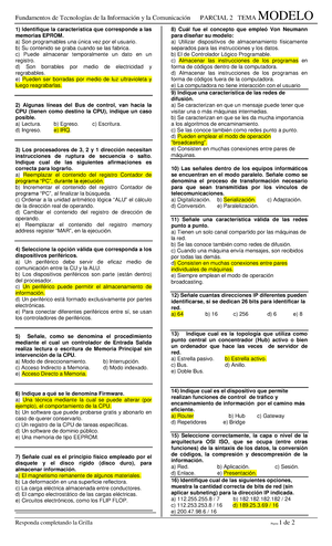 Modelo Teorico Final Fundamentos de TICS - Fundamentos de TICs MODELO ...