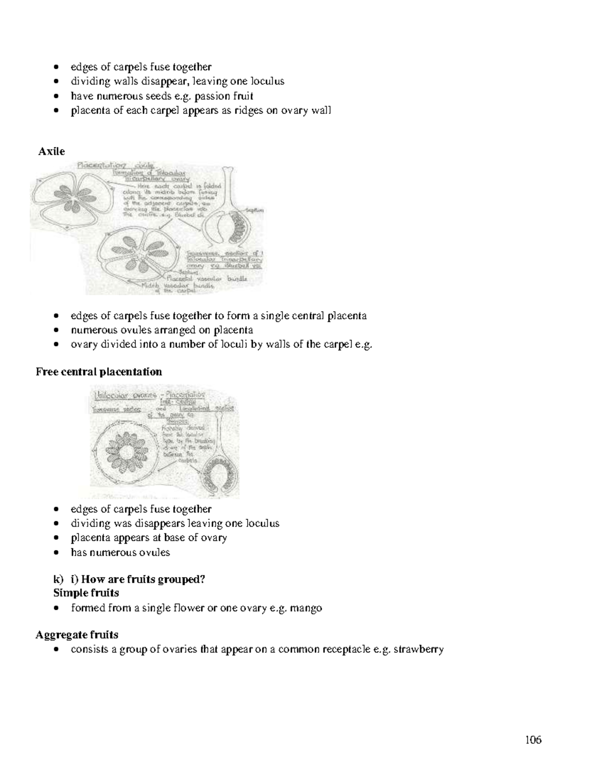 S2-biology-notes-2020 p8 - edges of carpels fuse together dividing ...