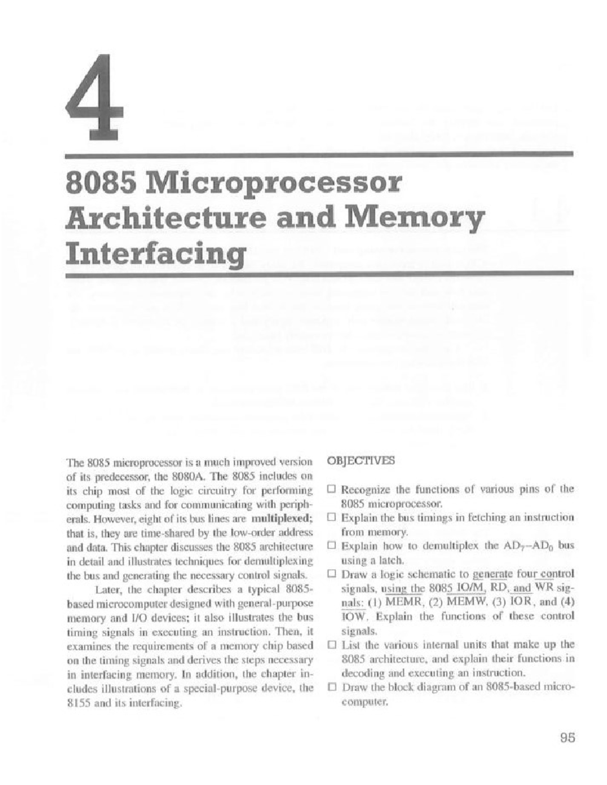5b 8085 Hardware design - Bsc Computer Science - Studocu