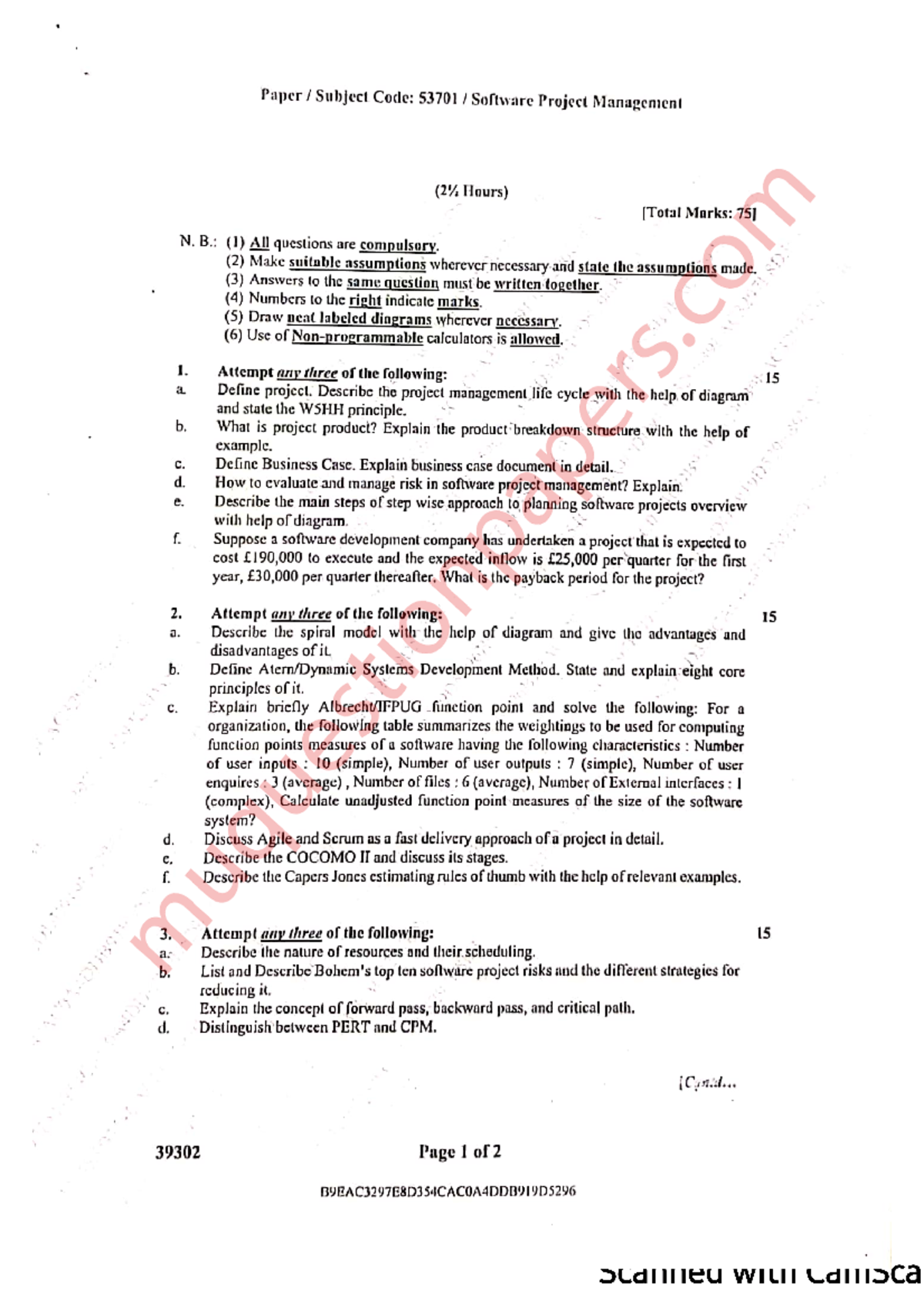 Science bsc-information-technology semester-5 2023 november software ...