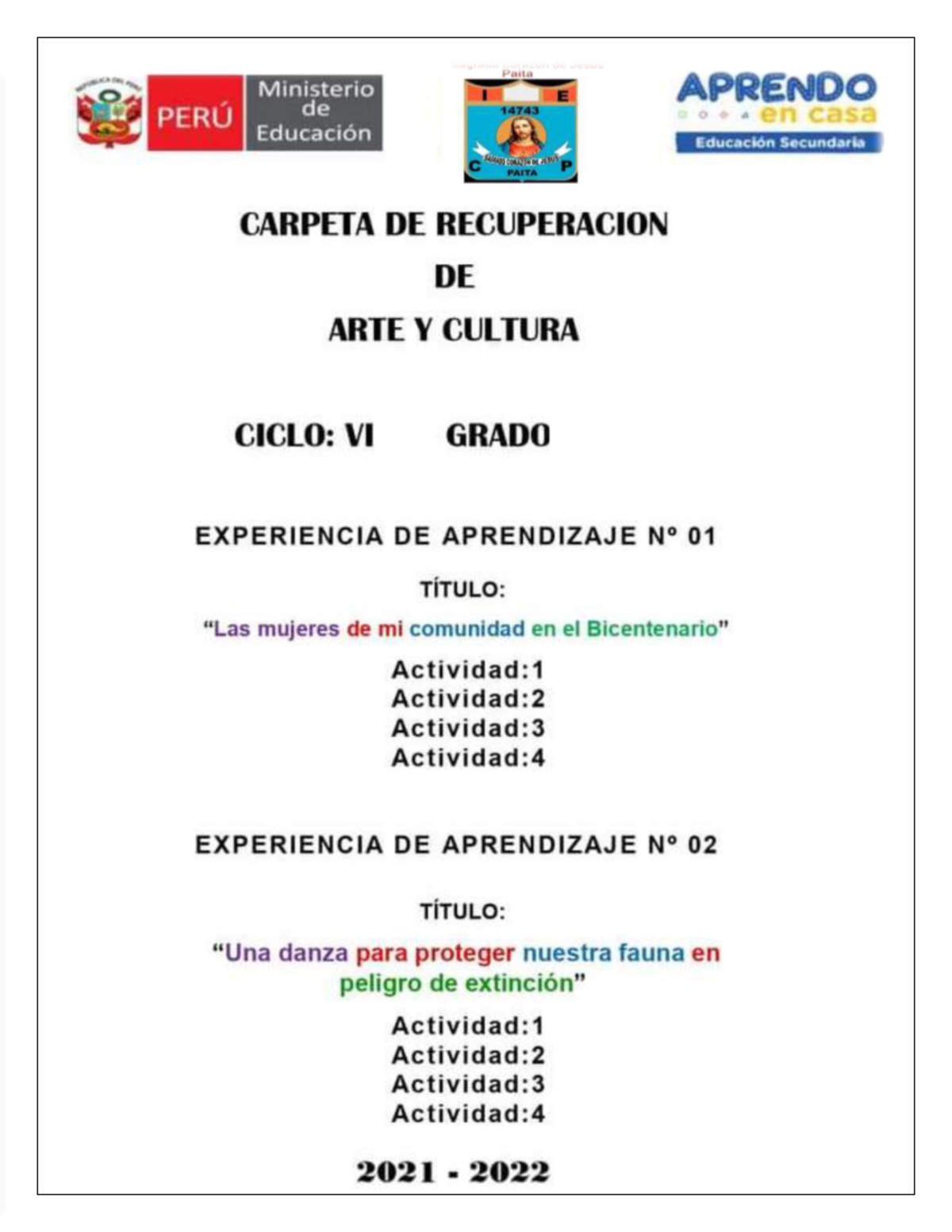 ARTE Y Cultura Nuevo - arte - LAS MUJERES DE MI COMUNIDAD EN EL ...