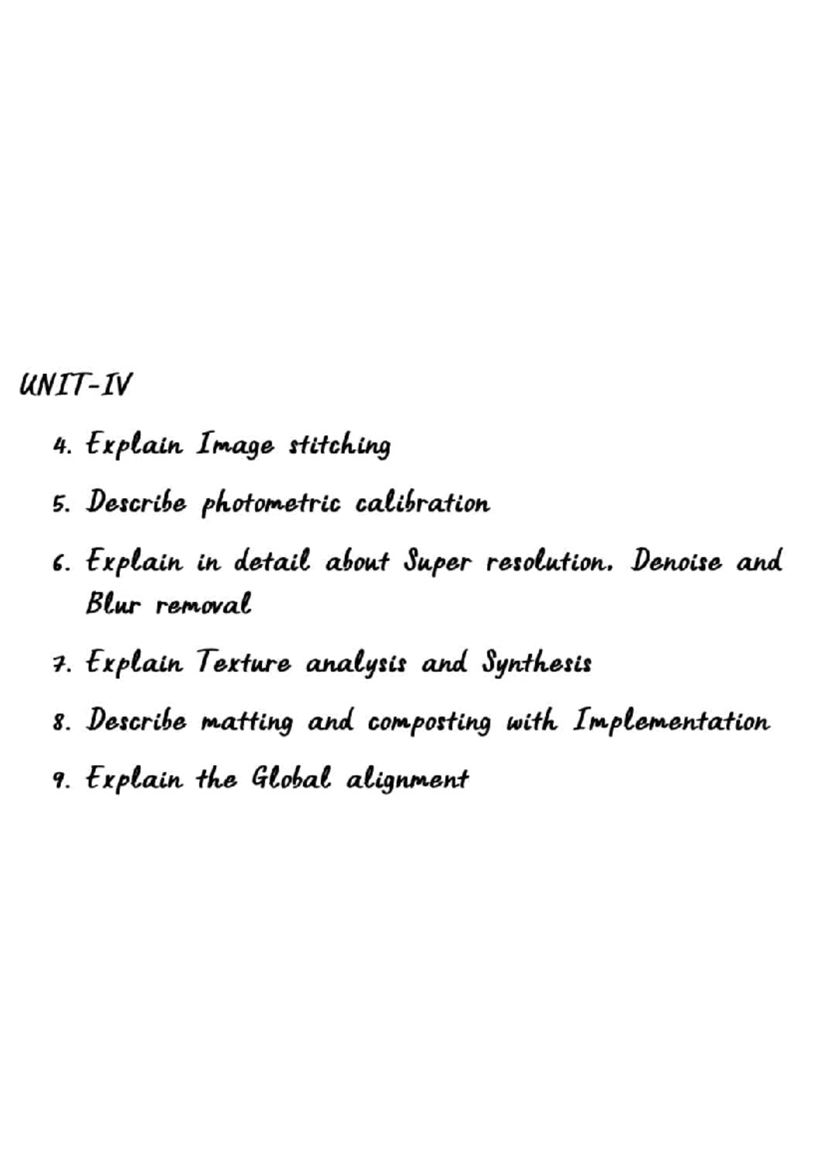 CV Unit-4 Mid-2 - COMPUTER SCIENCE AND ENGINEERING - Artificial Intelligence and Machine ...