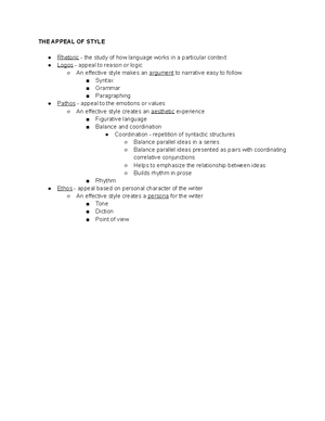 ENG 301 Notes 1 - Rules OF English AND Principles OF Styles - RULES OF ...