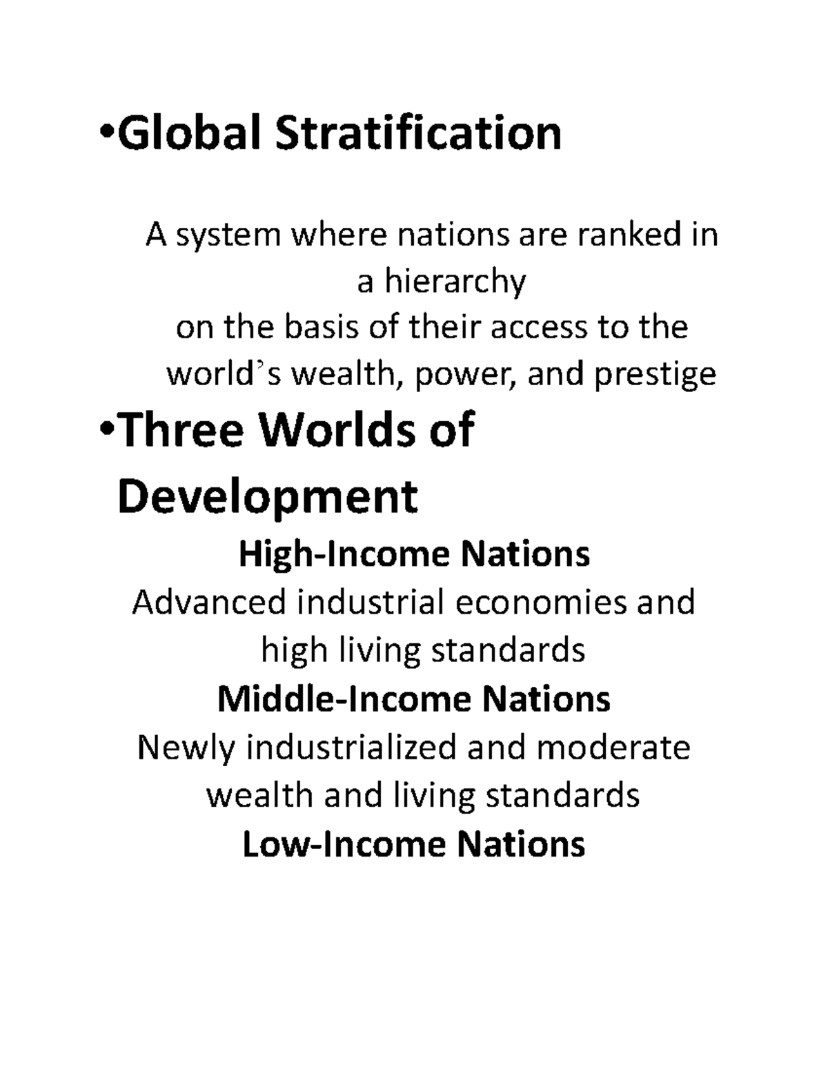 Global Stratification - Media, Corporations, and Inequality Technology ...