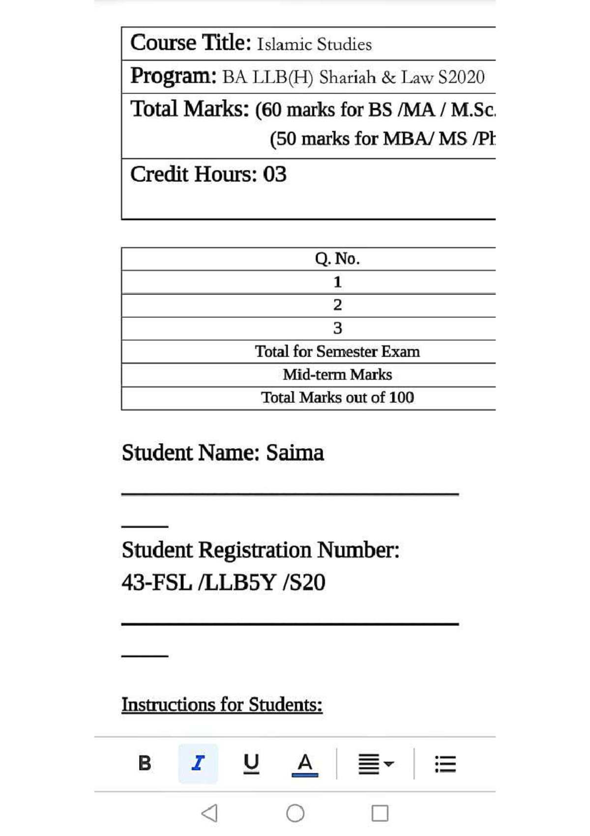 Null compressed - papers of islamiyat - International law - Studocu