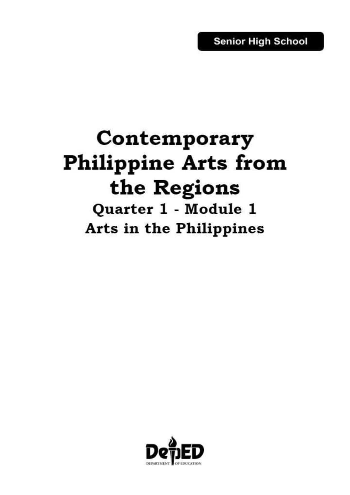 Contemporary Art Module 1 - Art Appreciation - Studocu