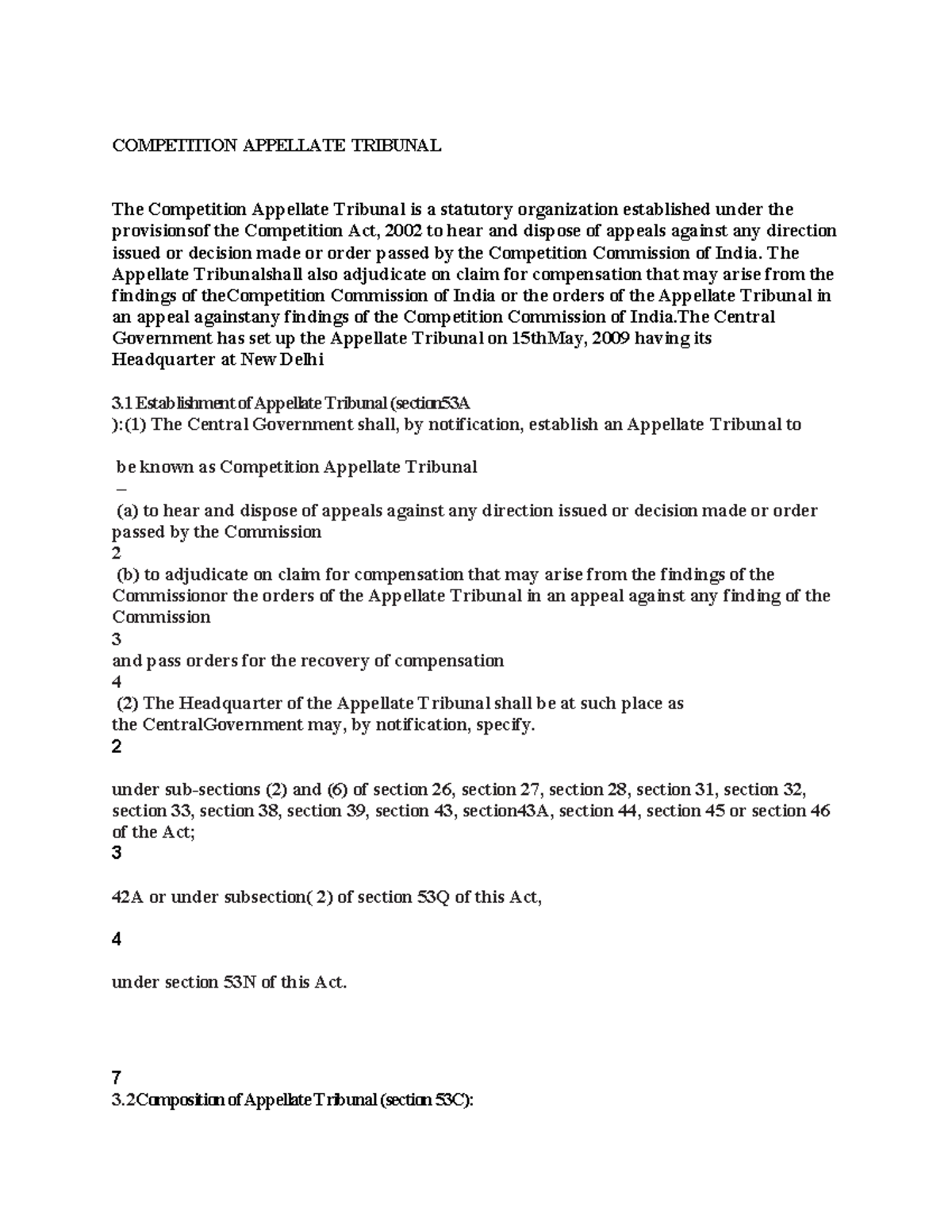 Consumer Tribunal - GKUYN OL ;PU ; U L8OL I - COMPETITION APPELLATE ...