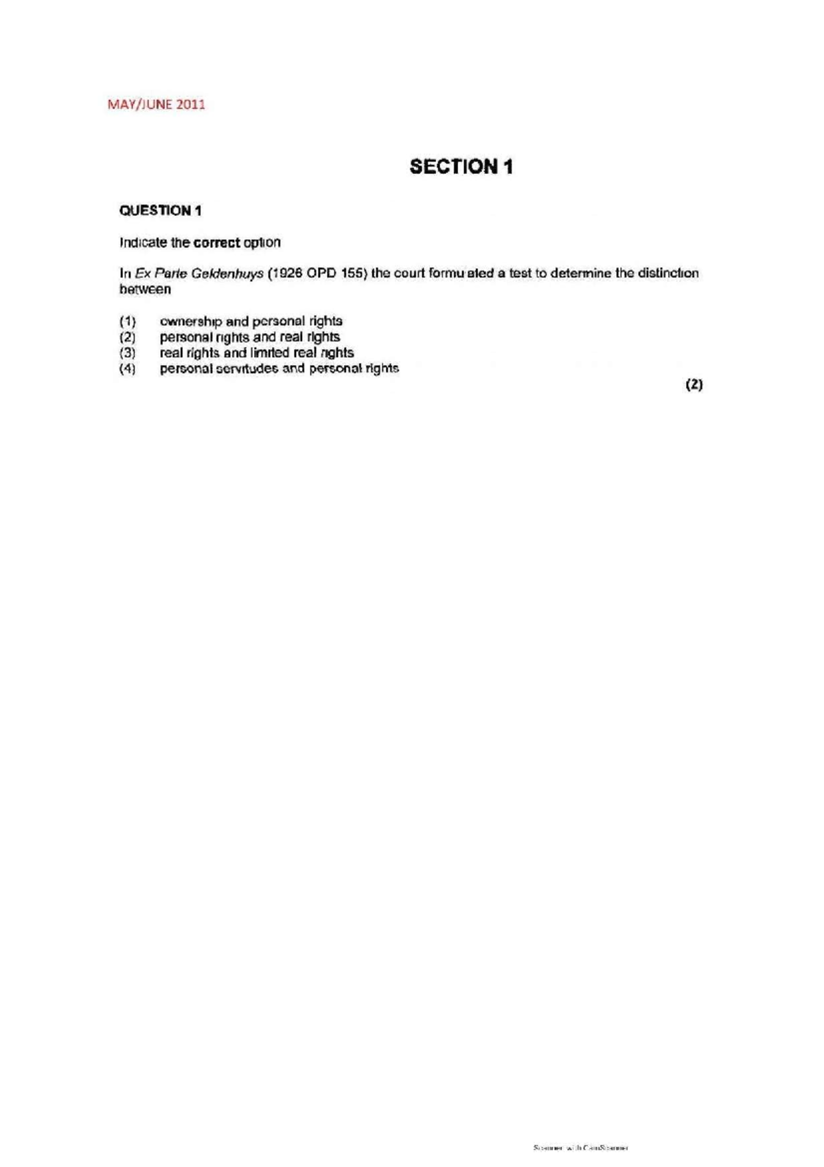 MCQs PVL3701 11-20 - Questions with answers to help familiarised ...