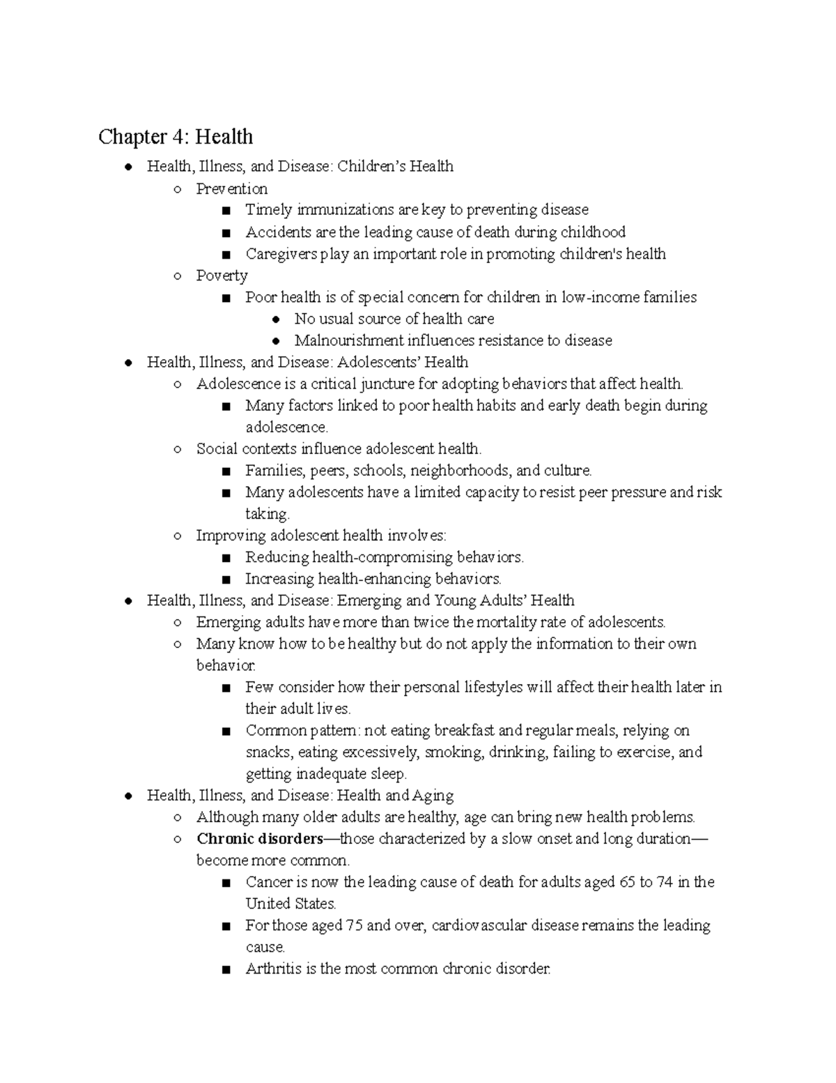 PSY 303 Ch 4 Health Chapter 4 Health Health Illness And Disease psy-303-ch-4-health-chapter-4-health-health-illness-and-disease