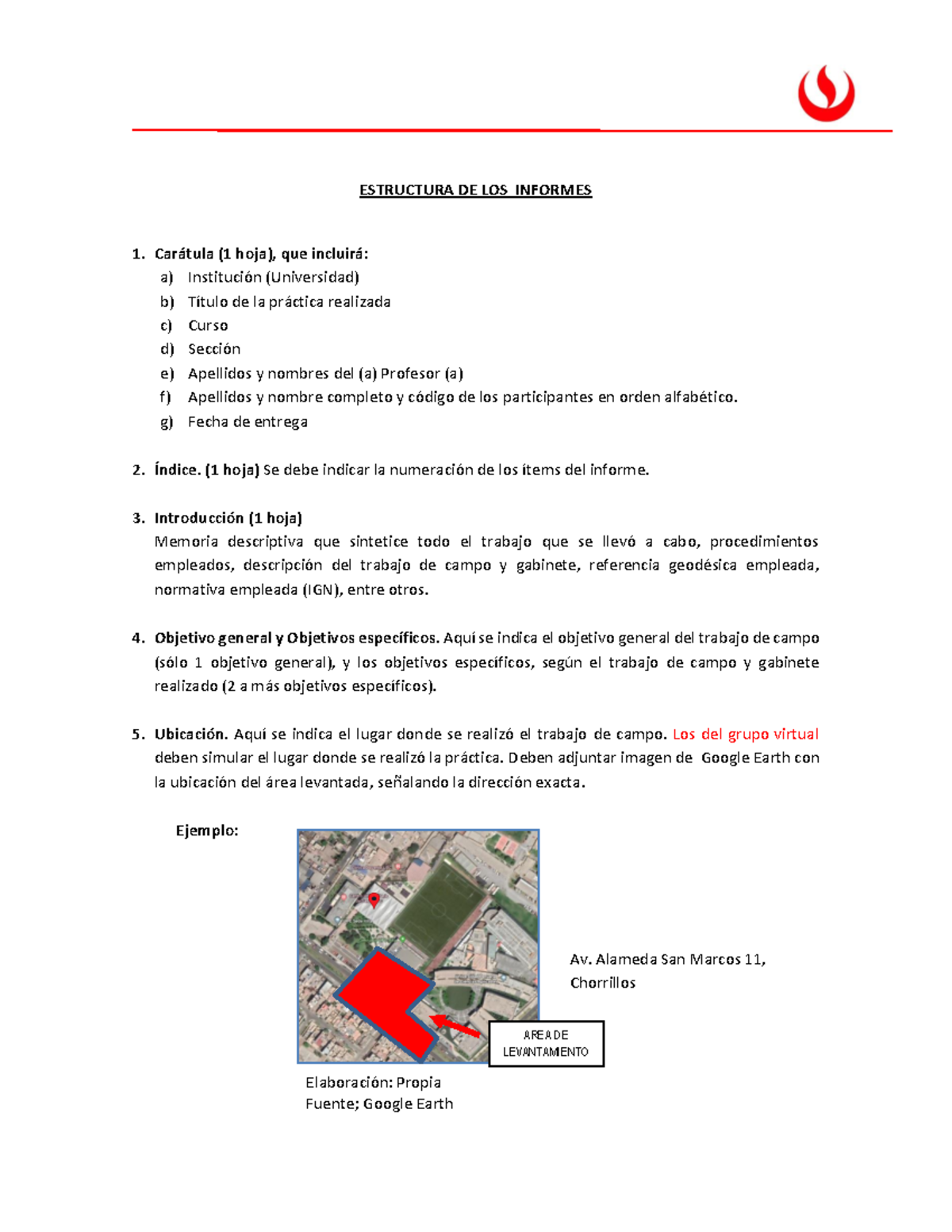 Estructura DEL Informe TB1-TB2-TB3-TF (1) - ESTRUCTURA DE LOS INFORMES Car·tula (1 hoja), que ...