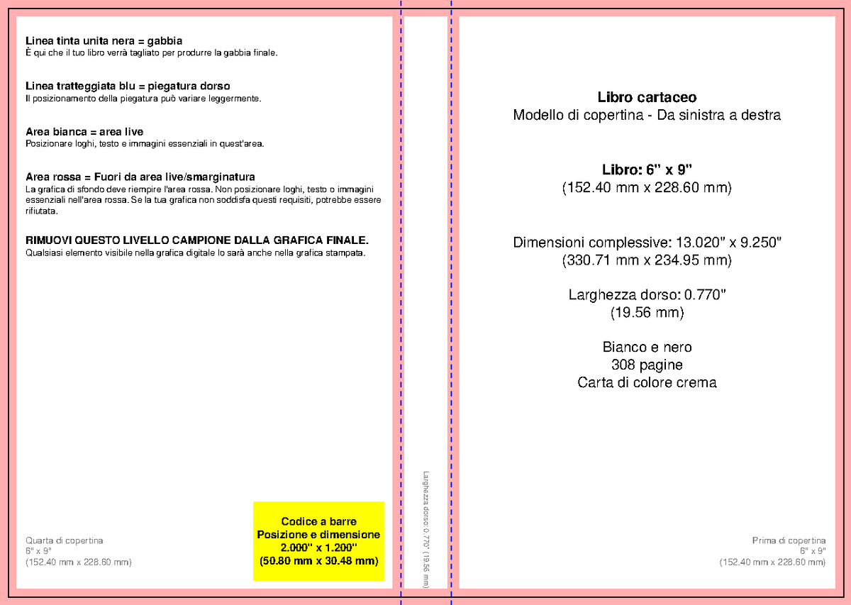 Paperback 6 - fffffffffff - Libro cartaceo Modello di copertina - Da ...
