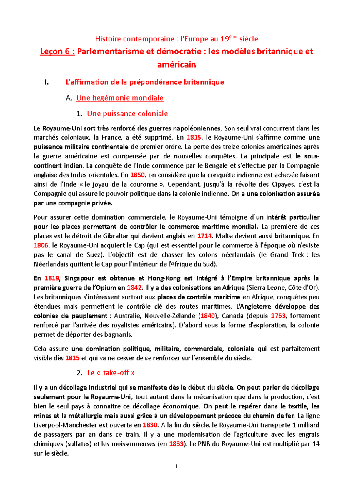 Parlementarisme et démocratie : les modèles britannique et américain ...