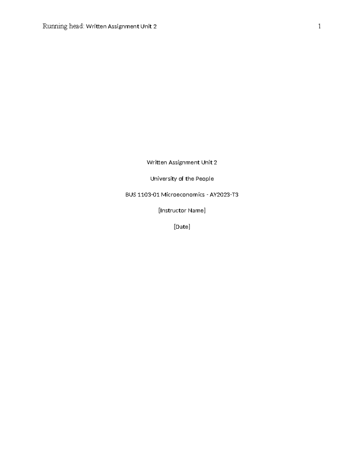Written Assignment Unit 2 - The widespread use of the internet and ...