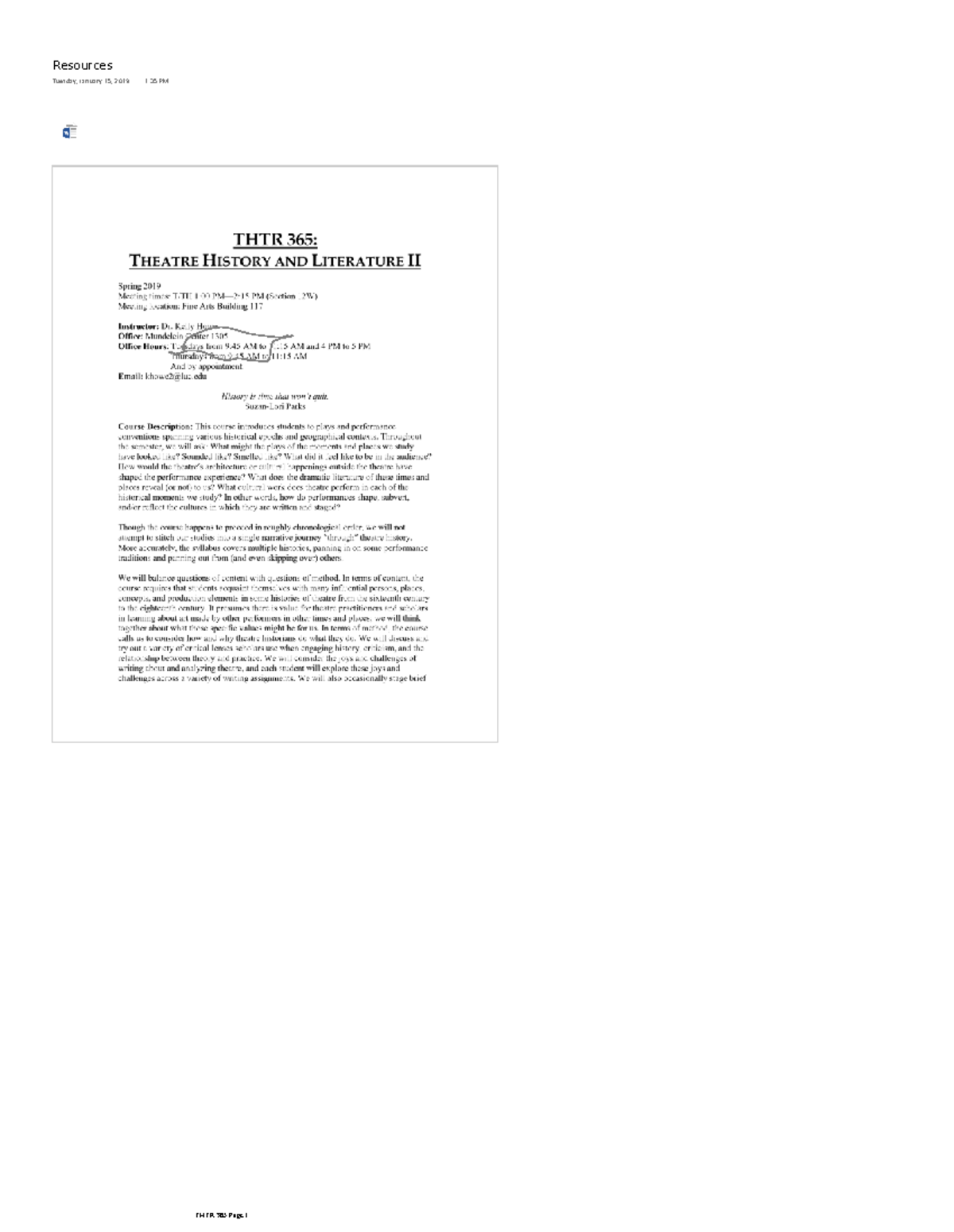 Thtr 365 Lecture Notes 1 16 Warning Tt Undefined Function 32 Warning Tt Undefined