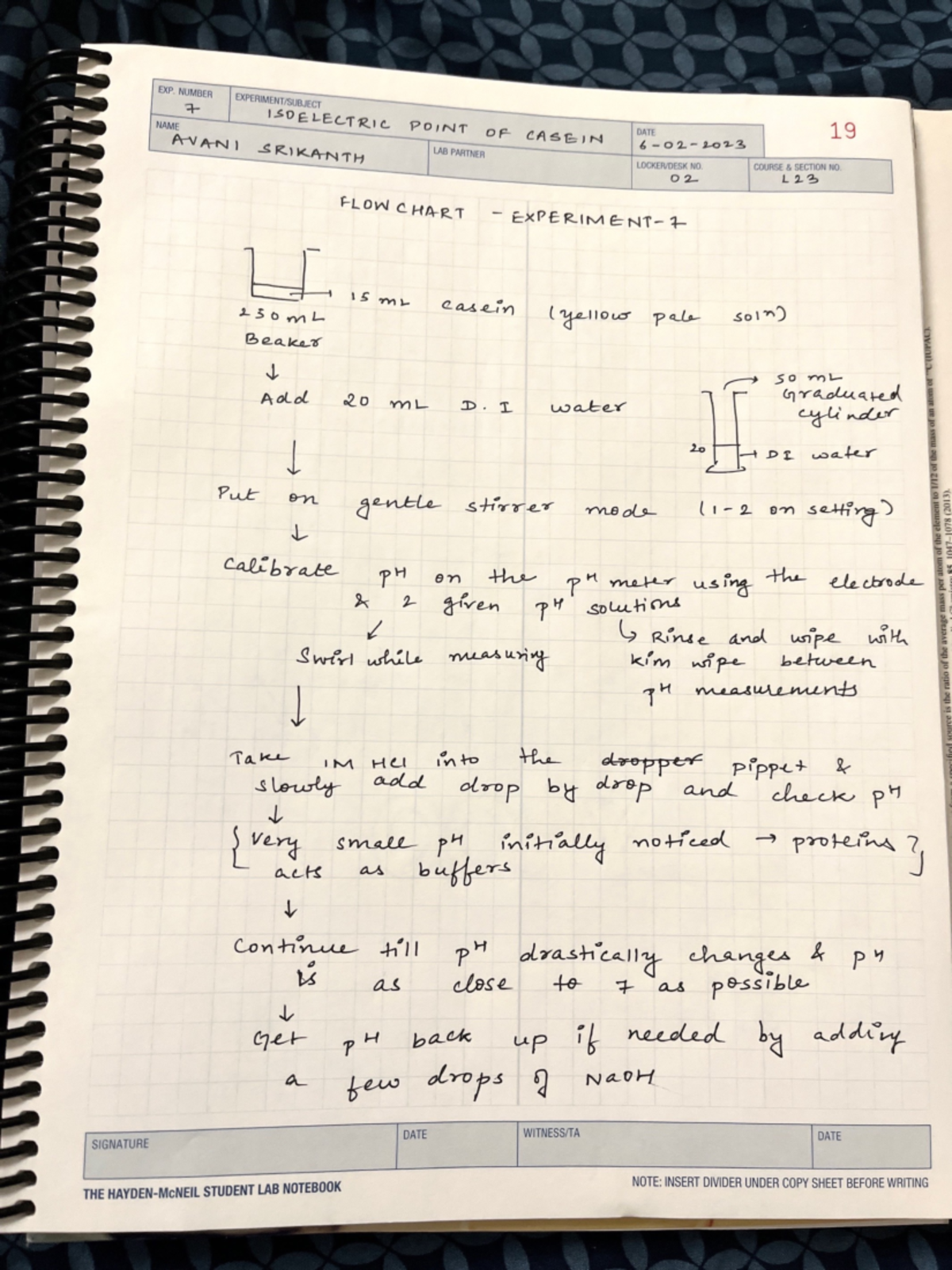 Av flow7 - Pre-lab flow charts for chemistry 1aa3 - bio 1m03 - Studocu