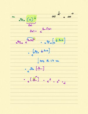 Ch3 - CALCULUS 1 NOTES - Cal daff cm Geometric Meaning of dqefca f'c t ...