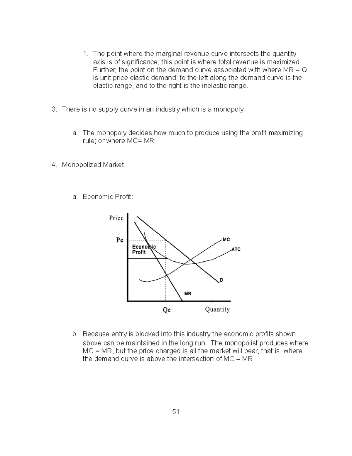 Introduction to Microeconomics - The point where the marginal revenue ...