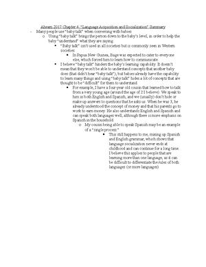 Laura Ahearn Chapter 11 - o Jane Hill says that many white Americans ...