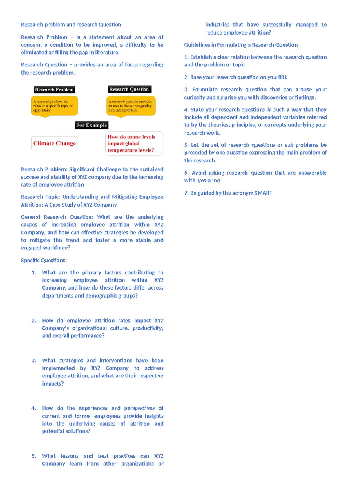 Lesson 5 - ... - Research problem and research Question Research ...