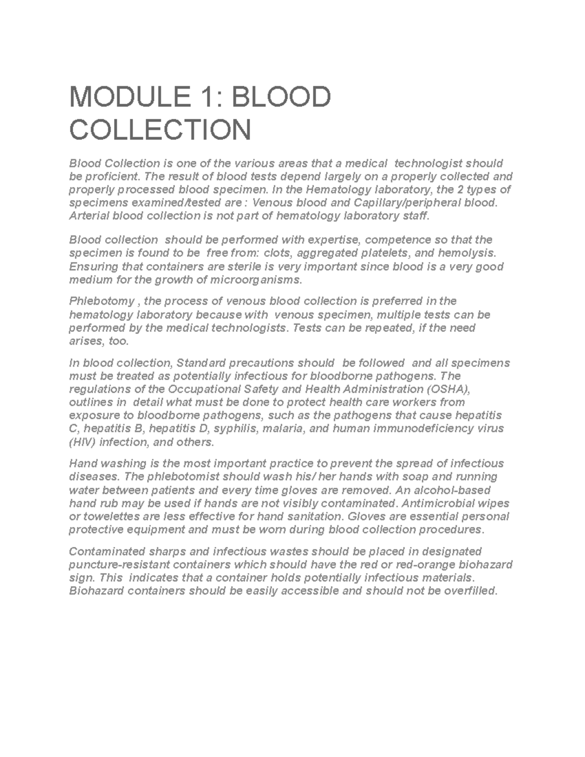 Module 1 - NOTES NOTES NOTES NOTES NOTES NOTES NOTES NOTES NOTES NOTES ...