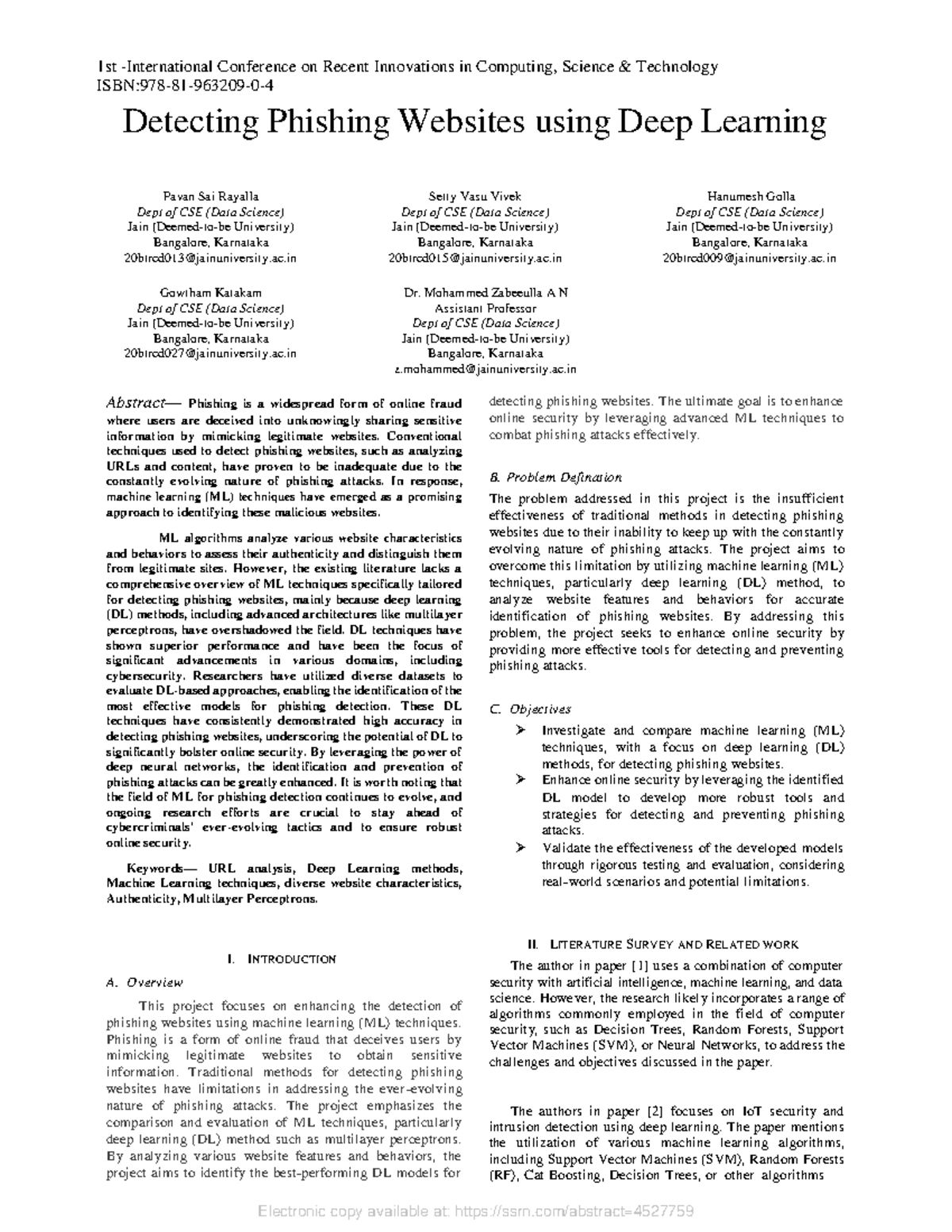 SSRN-id4527759 - ISBN:978- 81 - 963209 - 0 - 4 Detecting Phishing ...