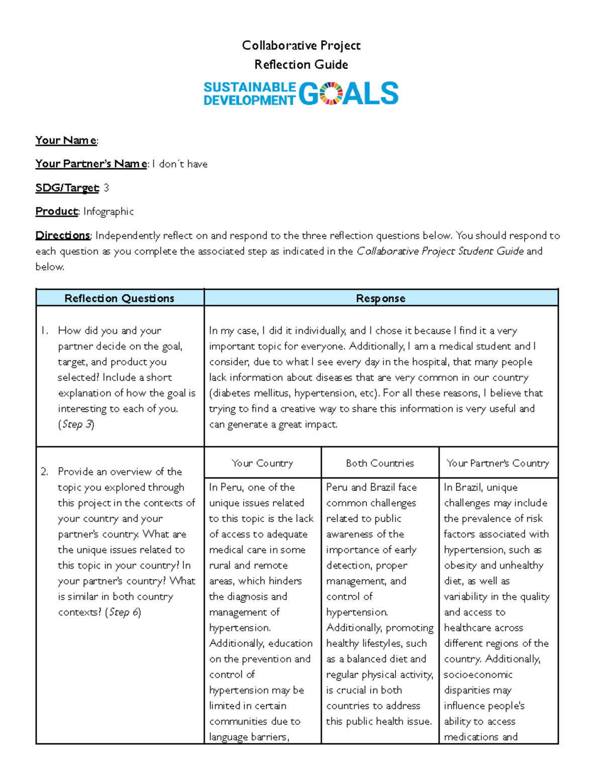 2. Collaborative Project Reflection Guide - Collaborative Project ...