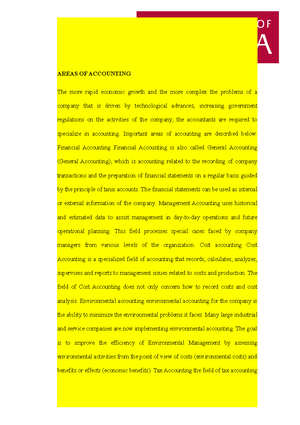 Notes Study Accounting - LIST OR Trial Balance - LIST/TRIAL BALANCE ...