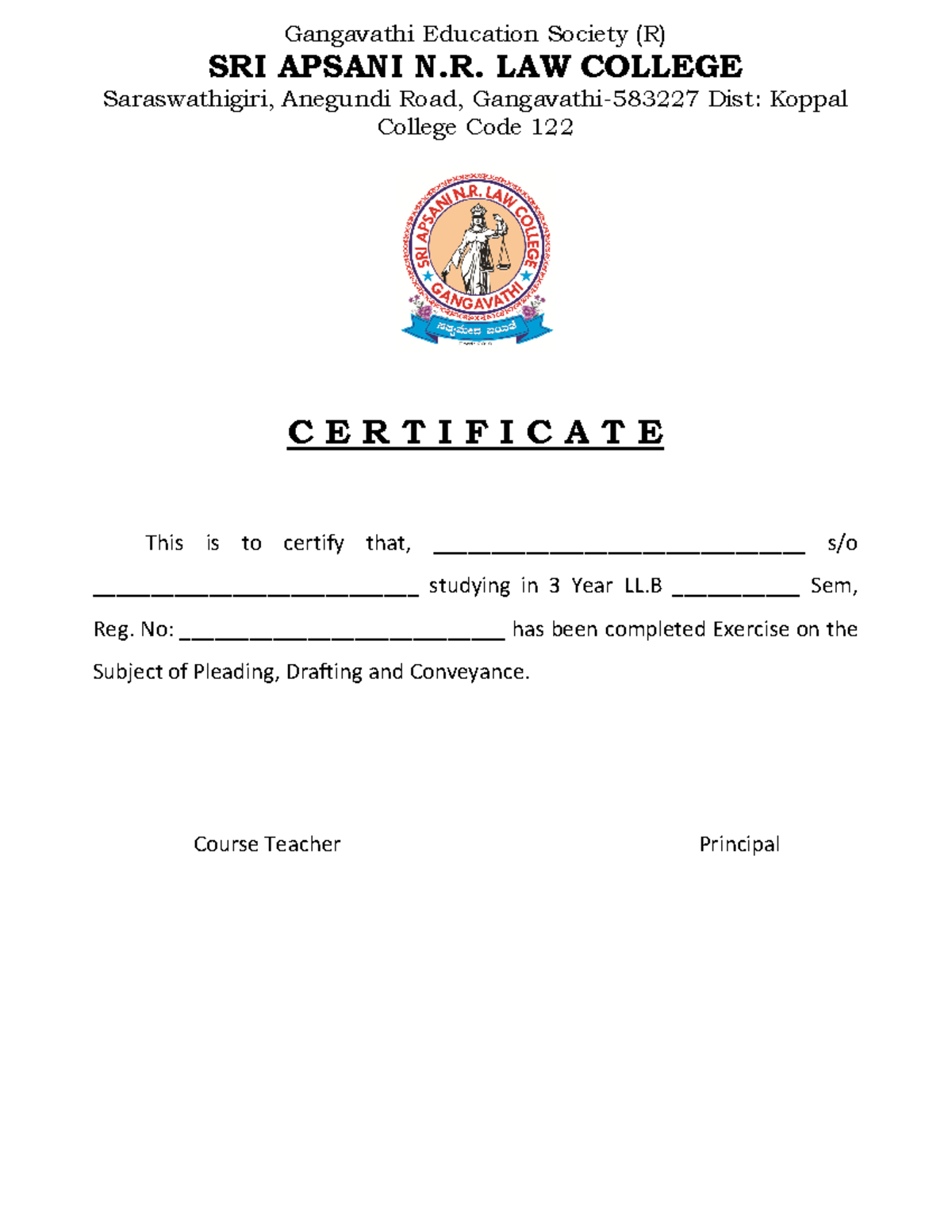 PDC Assignament Certificate PDF - Gangavathi Education Society (R) SRI ...