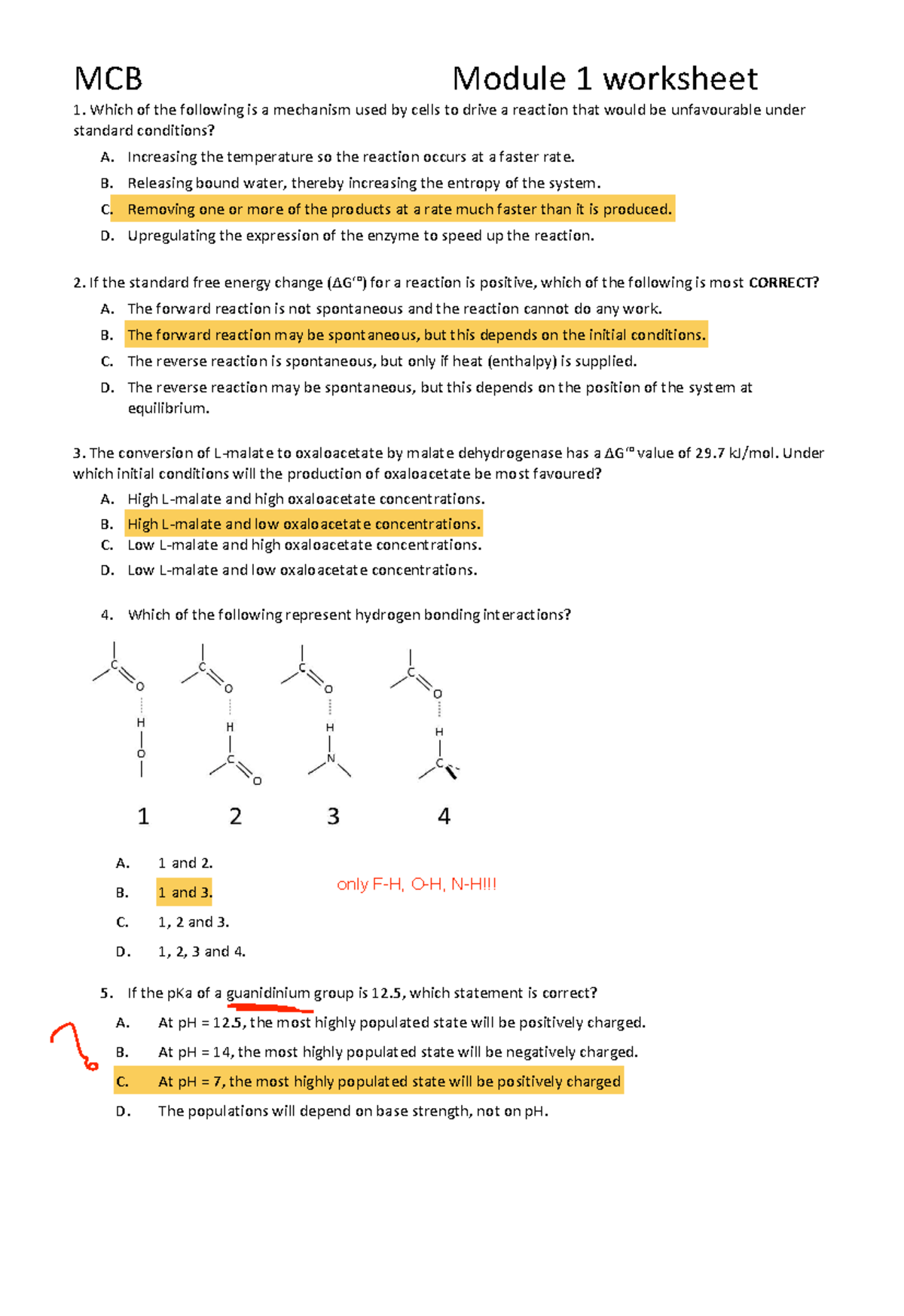 M1 worksheet - MCB Module 1 worksheet Which of the following is a ...