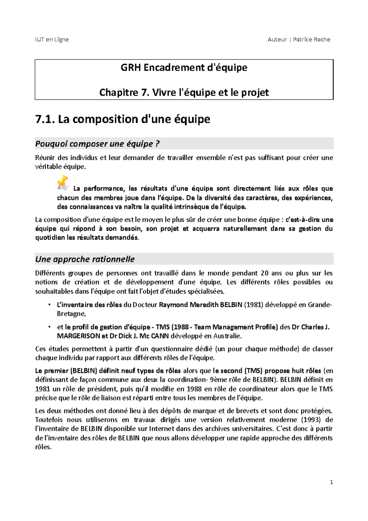 la-composition-dune-equipe-docteur-raymond-meredith-belbin-constitue ...