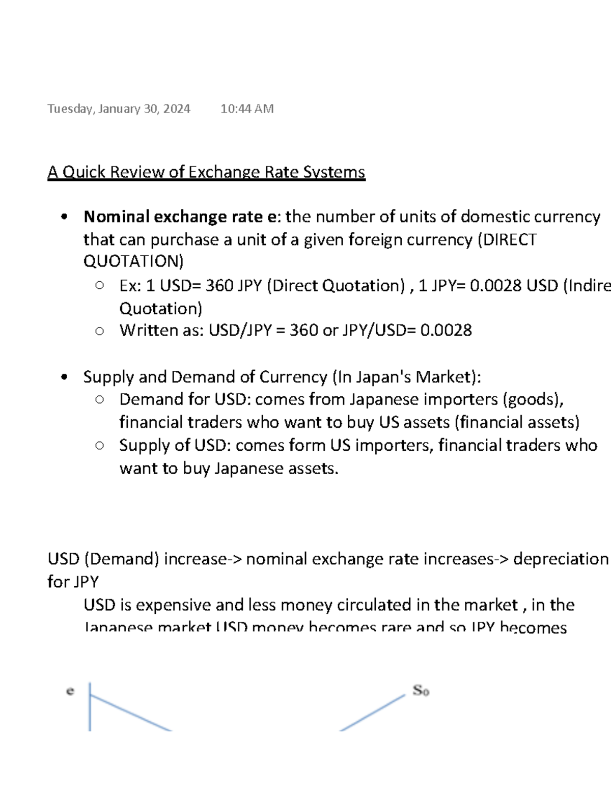A Quick Review of Exchange Rate Systems - • Supply and Demand of ...