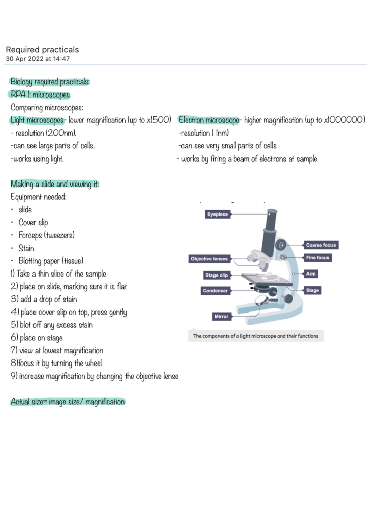 Required practical GCSE AQA Biology grades 9-1 - Amylase Is an enzyme ...